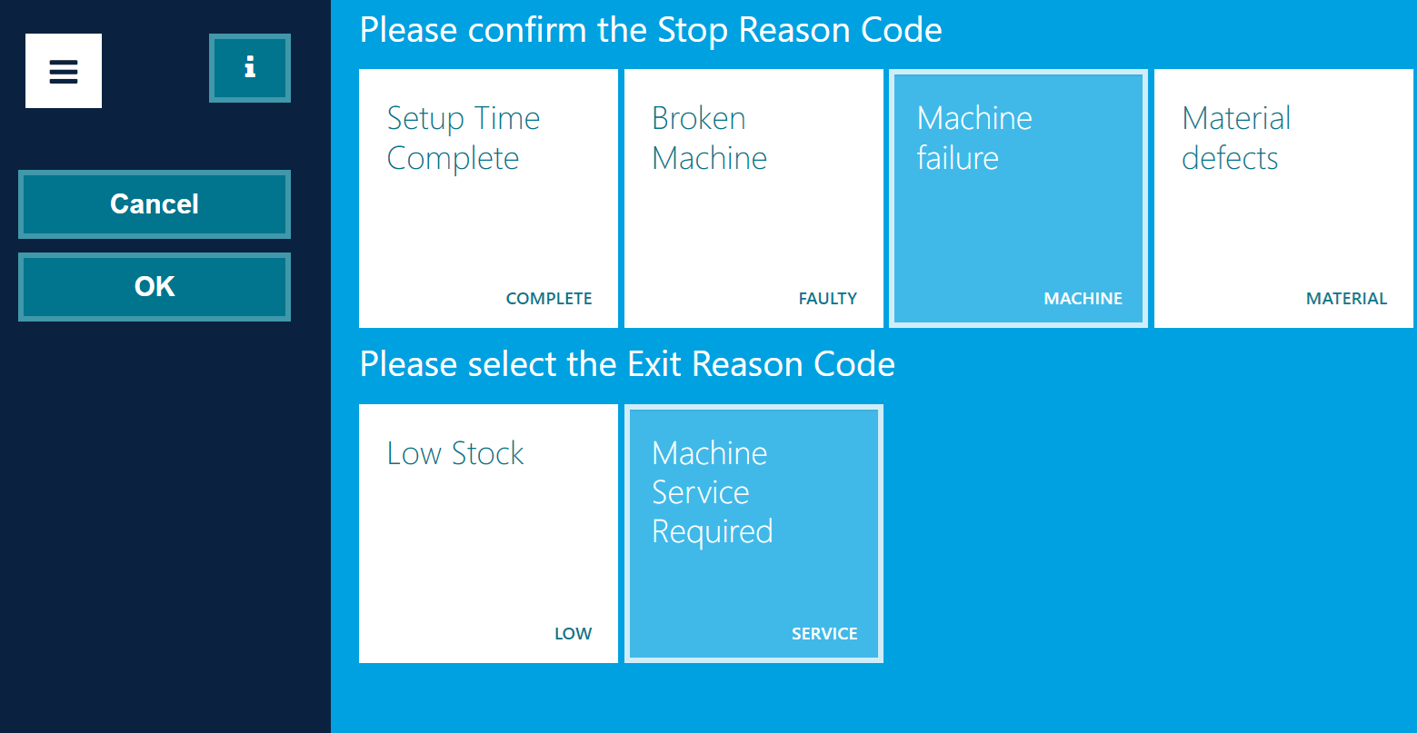 Clever Dynamics - MES Exit Codes